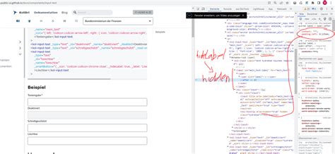 Inputs Select Textarea Bei `hidelabel` Sternchen Und A11y Hint