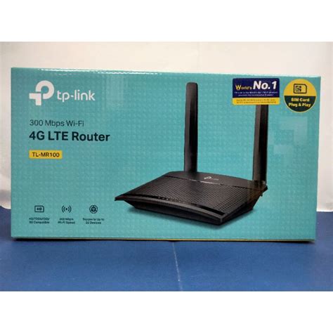 Jual Tp Link Router MR100 300mbps 4G Wireless Shopee Indonesia
