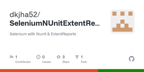 Github Dkjha52seleniumnunitextentreport Selenium With Nunit
