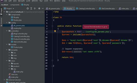 Mysql Php и базы данных Не видит файл Bdparams Stack Overflow на