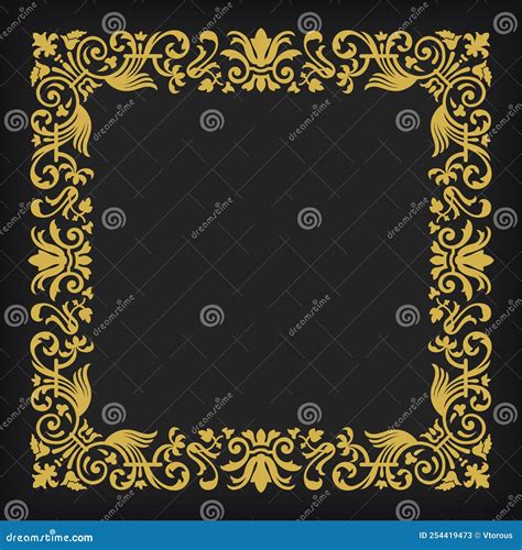 Decorative Seamless Border Stock Vector Illustration Of Filigree