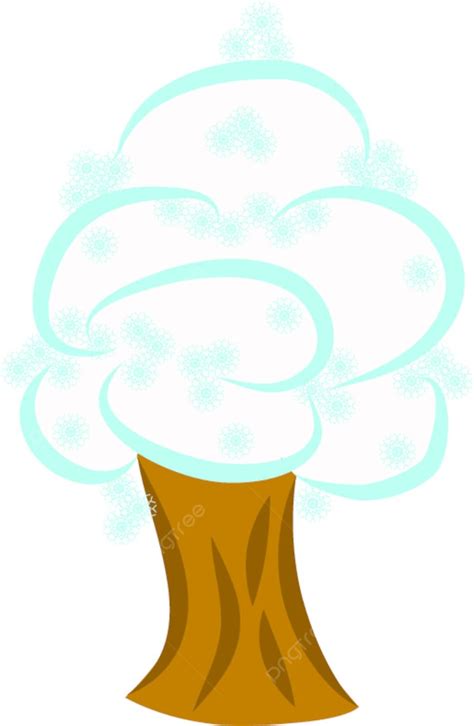 Large Tree White Snow Vector Vector White Snow Vector PNG And Vector With Transparent