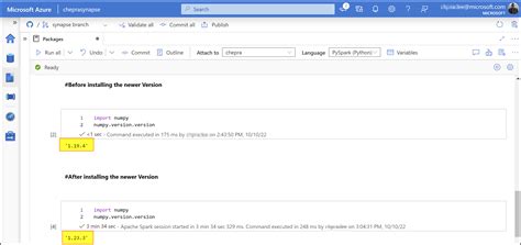 Using Specific Packages In Synapse Spark Pool Microsoft Qanda