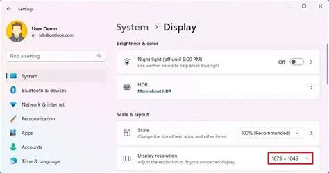 Как изменить разрешение экрана в Windows 11