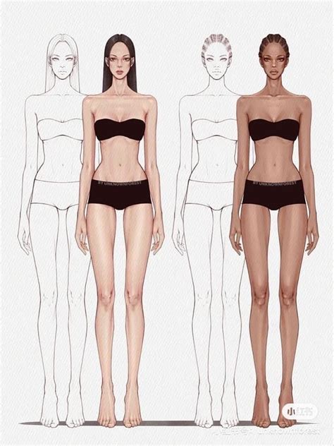 HIGAN adlı kullanıcının Md panosundaki Pin Moda çizimi Moda tasarımı Moda çizimleri