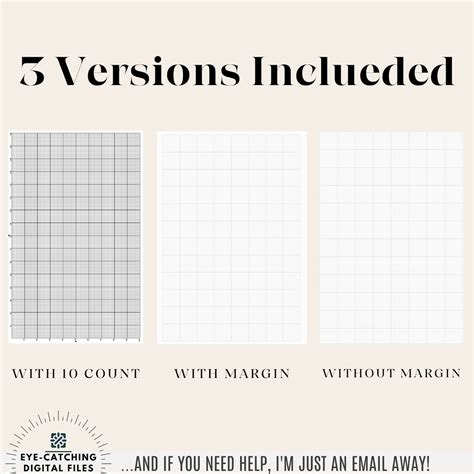 10 Squares Per Inch Graph Paper 10x10 Graph Paper Printable Graph Paper Cross Stitch Paper