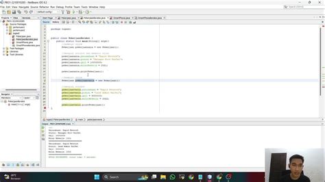 Tutorial Class Objek Dan Atribut Pada Netbeans Youtube