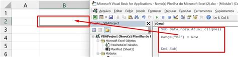 Criar Um Botão Para Inserir Data E Hora Atual No Excel Ninja Do Excel