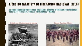 Ejercito Zapatista Presentacion Power Pointpptxpptx