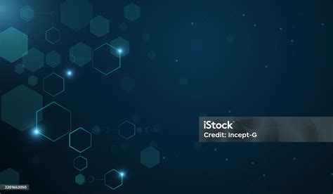 빛나는 육각형 디지털 연결 블록 체인 및 미래 지향적 인 기술 벡터 일러스트 레이 션 0명에 대한 스톡 벡터 아트 및 기타 이미지 0명 개념 개념과 주제 Istock