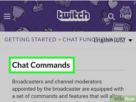 How To Make Twitch Commands On Android Steps With Pictures