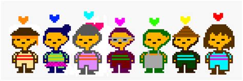 Undertale Souls Pixel Art Hd Png Download Kindpng