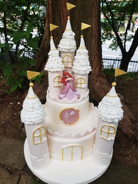 주문 제작 케이크 슈가로 만든 캐슬 케이크 네이버 블로그