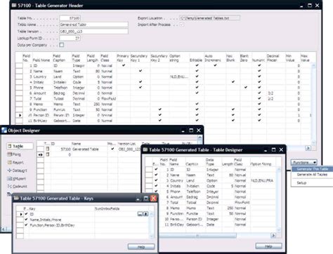 Dynamics Nav Table Generator V1 0