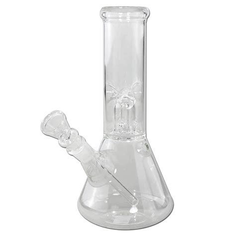 Small Beaker Ice Bong With Perc 20 Cm 1999