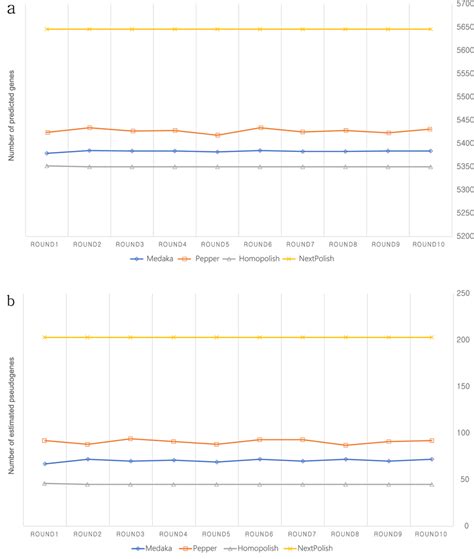 prokka gene prediction result of 10 round iterative polishing for 4