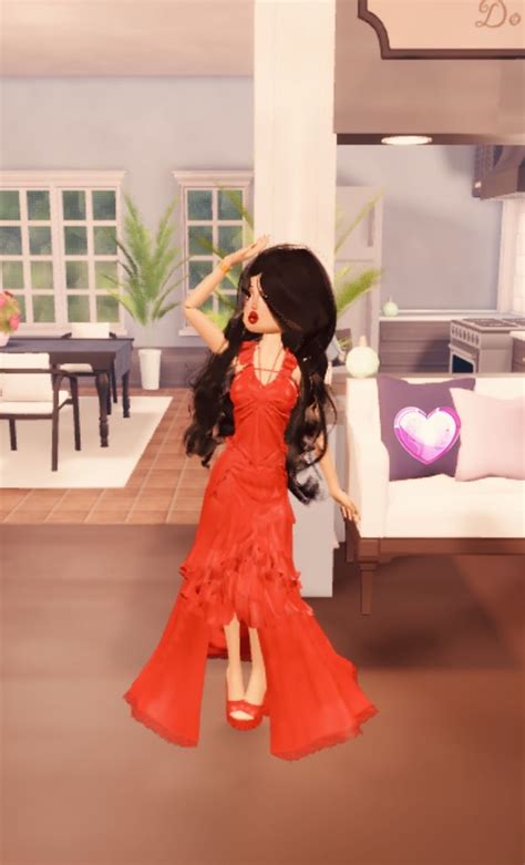 Yoonchae Gabriela Red Outfit 🌹 💋 Red Outfit Dress To Impress Baddie Outfits Ideas