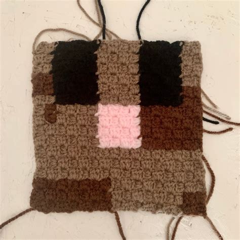Minecraft Crochet Block Series Part 15 Rabbit Block Pattern Hookstitchsew