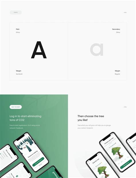 UI UX Design For Carbon Tracking App Greency Ui Ux Design Tracking App Ux Design