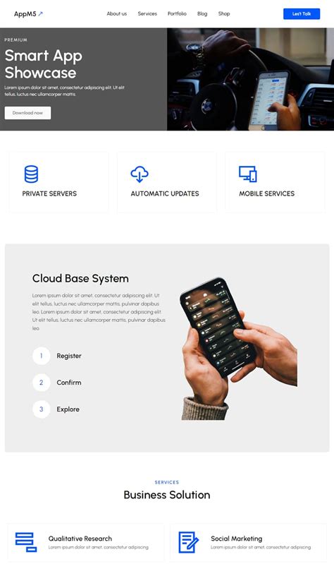 Bootstrap Restaurant Template