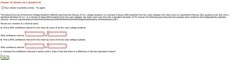 solved chapter 10 section 10 1 question e1 your answer is