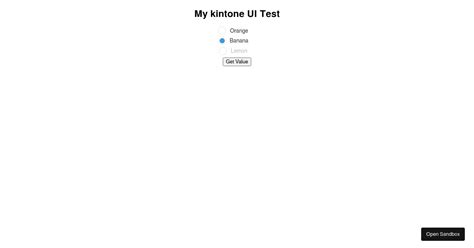 kintone ui component examples codesandbox