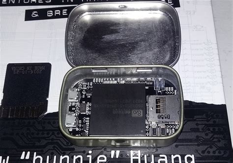 pocketbone board based on octavo systems osd3358 sip fits into an