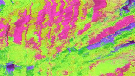 Varicolored Vintage Sci Fi Psychedelic Interference Background Stock