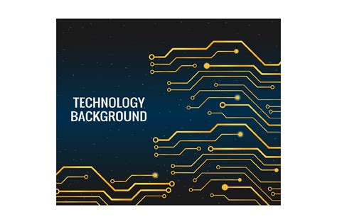 Circuit Board Design With Gold Concept Graphic By Jaka Sembung
