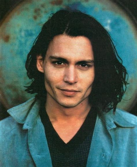 Джонни Депп Visage Coiffure Célébrités