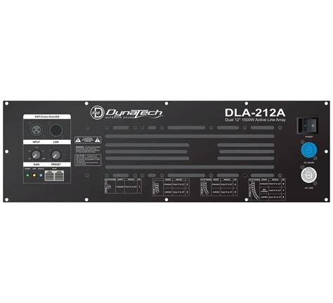 Black Dynatech DLA Dual Dual HF W Line Array At Rs Piece In Chennai