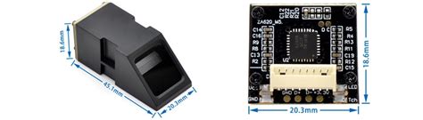 Leitor Biométrico para Arduino AS608 Cabo Usinainfo