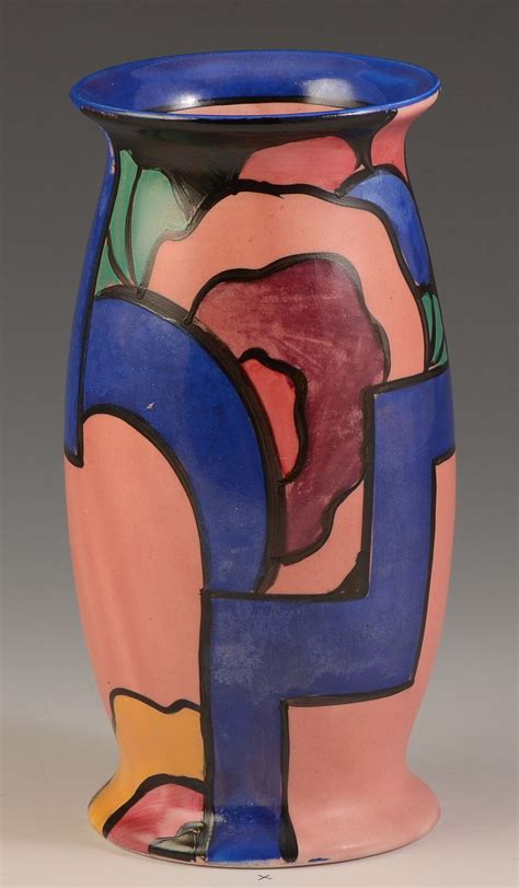 Clarice Cliff Latona Dahlia 264 Vase C 1930