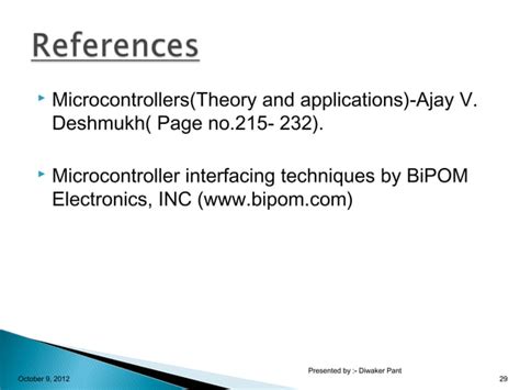Interfacing Methods Of Microcontroller Ppt