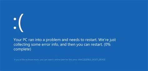 Hướng dẫn fix lỗi Inaccessible Boot Device trong Windows