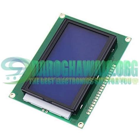 St7920 5v 12864b Lcd Module 128x64 Dots Graphic Blue Color Backlight