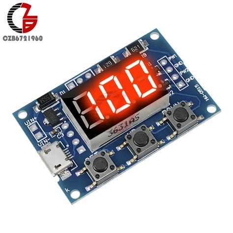 Micro USB DC 2CH Регулируемый PWM генератор сигналов рабочий цикл ...