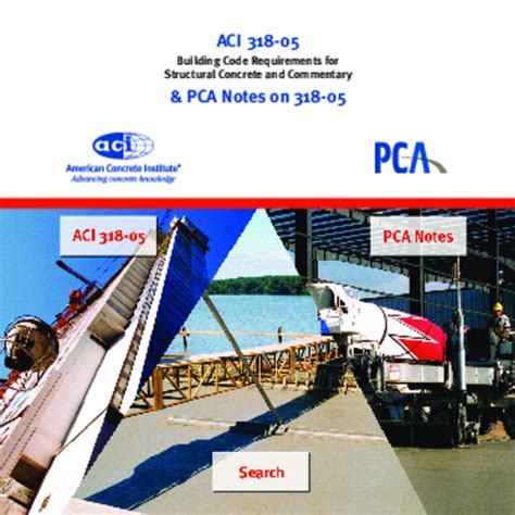 American Concrete Institute ACI Building Code Building Code Requirements For