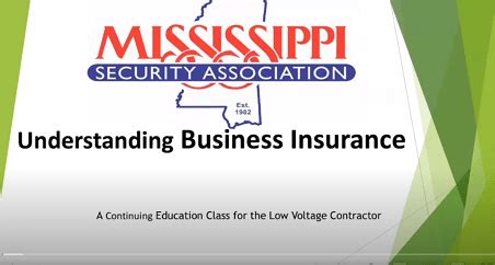 MSA Understanding Business Insurance MSA