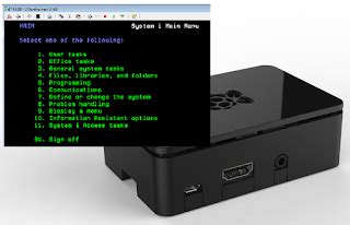 Raspberry Pi 5250 Terminal Emulator Spencer S Blog