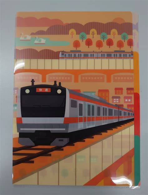 Jr東 3ポケットクリアファイル中央線 Jr東日本商品 鉄道甲子園オンラインショップ