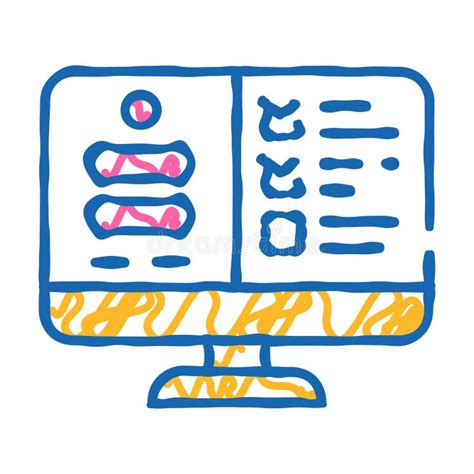 Usability Testing Ux Ui Design Icon Doodle Illustration Stock Vector