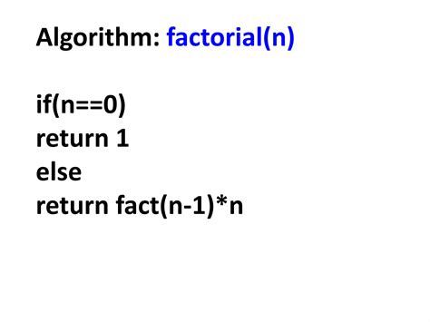 Mathematical Analysis Of Recursive Algorithm Pptx