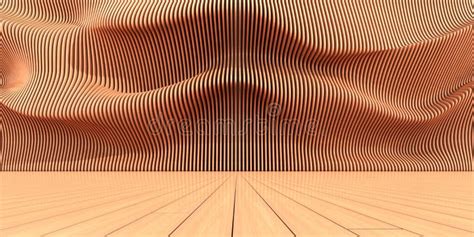 3d Rendering Of Abstract Parametric Pattern Stock Illustration