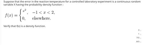 Solved Suppose That The Error In The Reaction Temperature Chegg