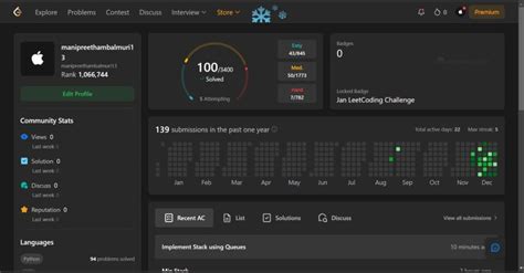Balmuri Manipreetham Rao On Linkedin Datastructures Algorithms Leetcode Codingjourney