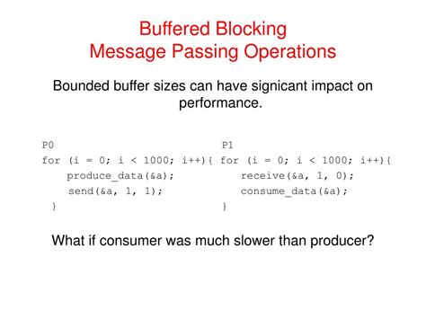 Ppt Programming Using The Message Passing Paradigm Ananth Grama