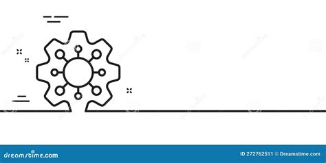 Execute Line Icon Maintenance Service Sign Line Icons Vector 322587429