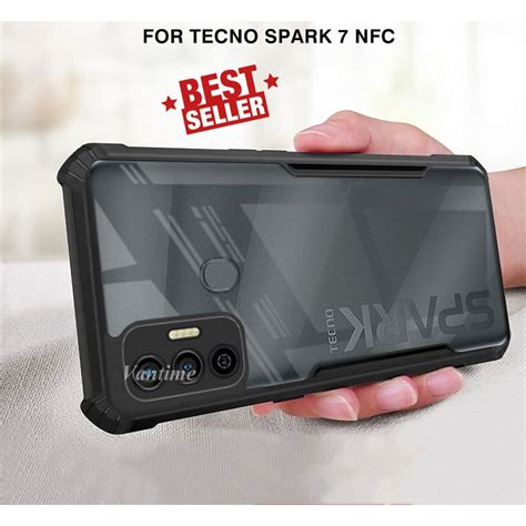 Jual Case Tecno Spark 7 Nfc Armor Beatle Series Bumper Transparan Clear Shopee Indonesia