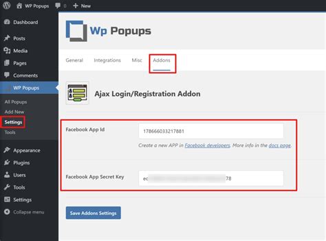 How To Create An Ajax Loginregistration Popup Wp Popups Documentation